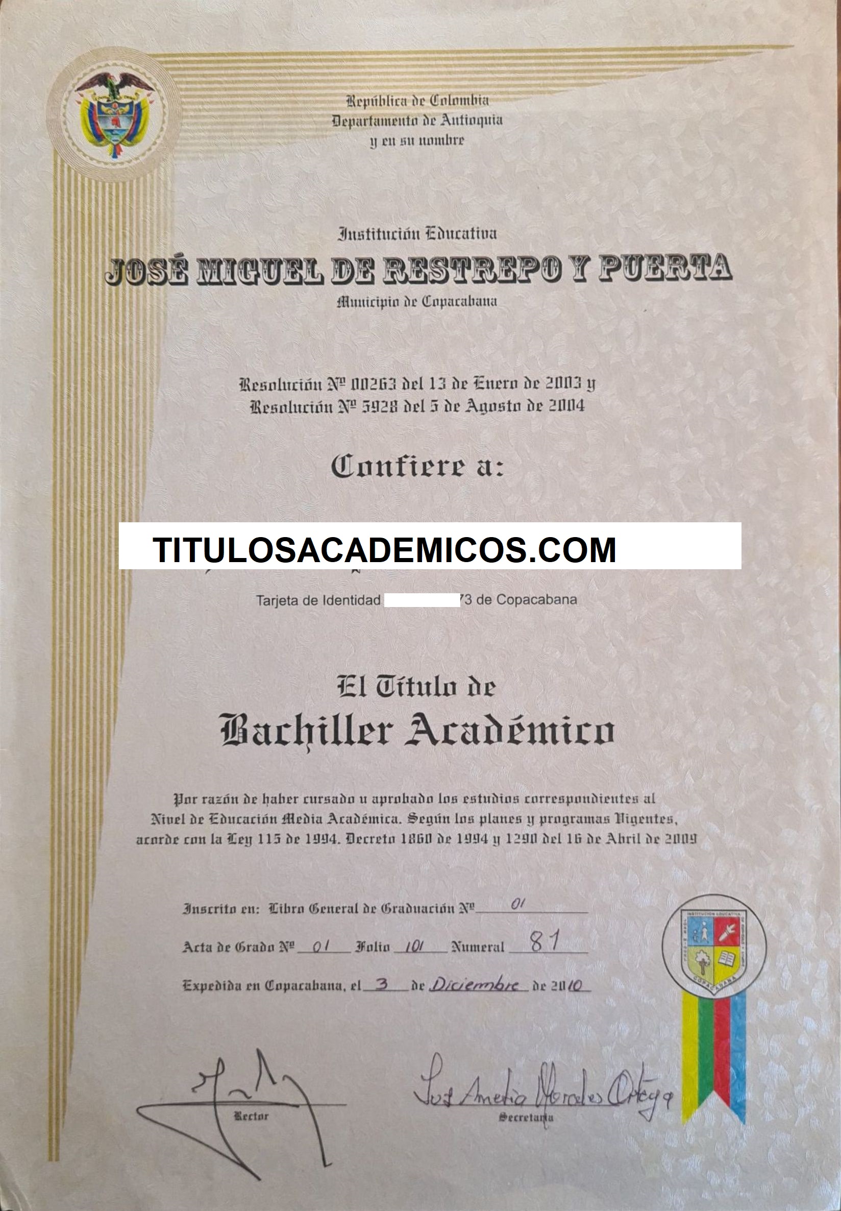 COMPRAR DIPLOMAS DE BACHILLER - VENTA DE TITULOS UNIVERSITARIOS LEGALIZADOS